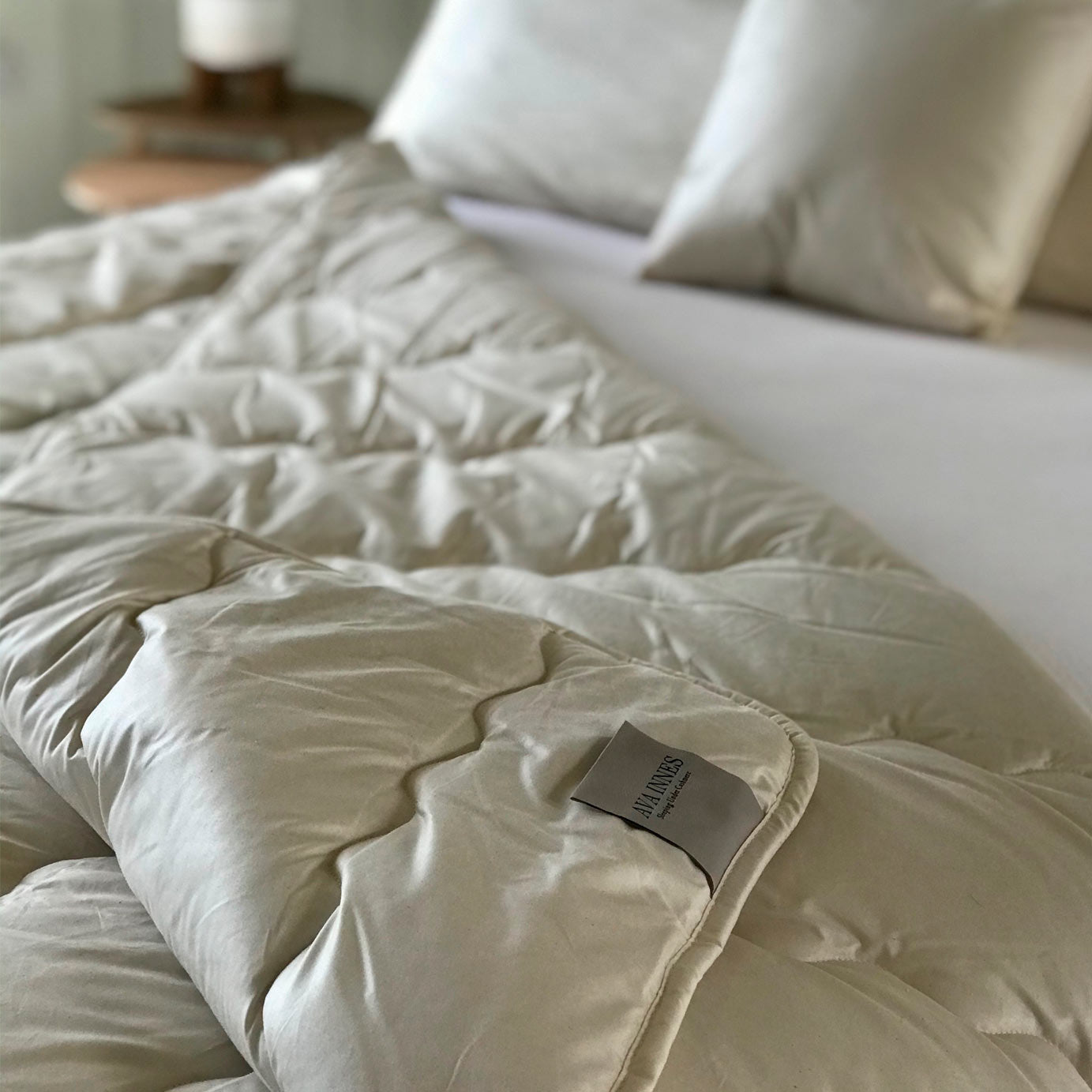 Scottish Wool Bed Pillows | Made In The UK | Ava Innes