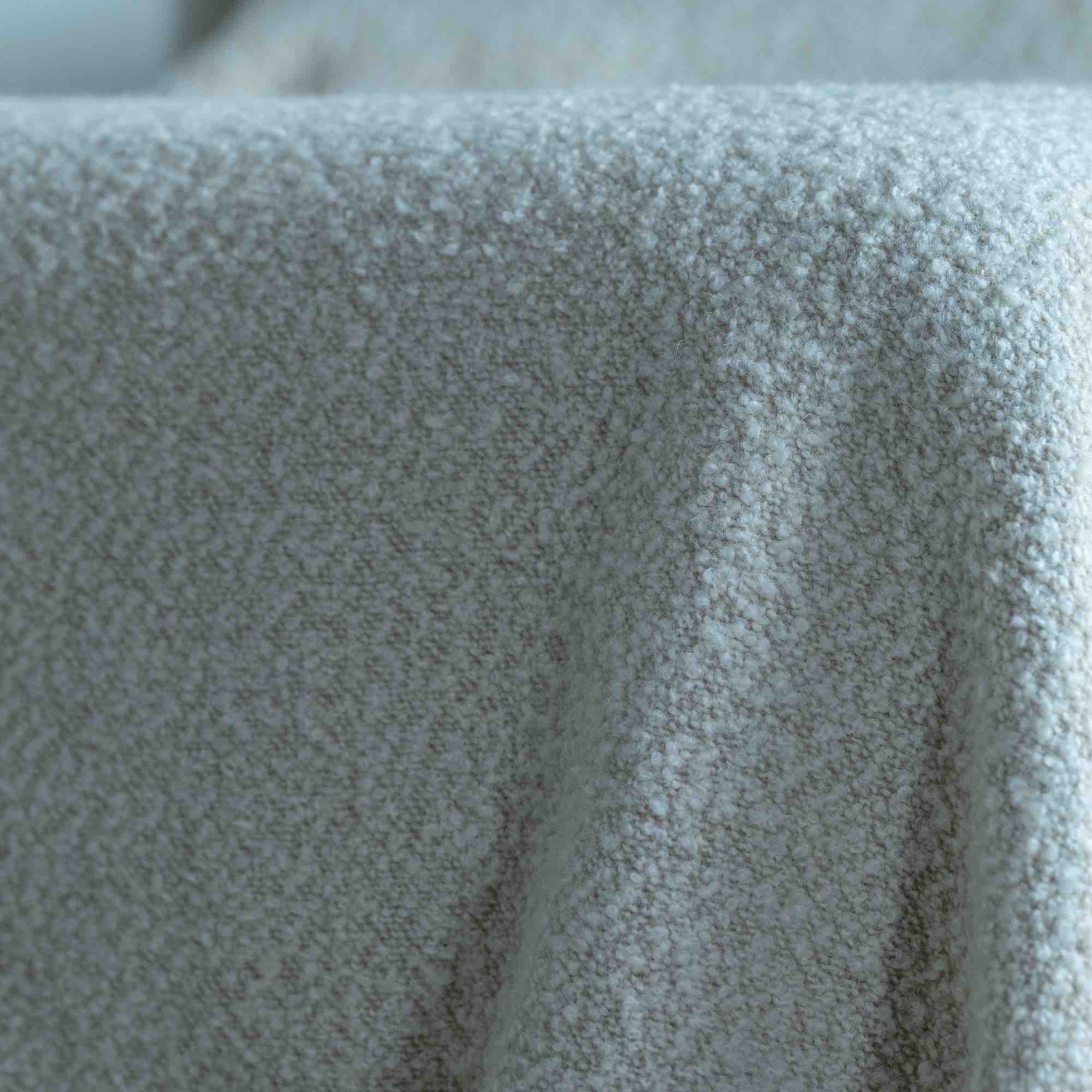 Soft Natural and Peach Boucle Large Pure Wool Blanket – Ava Innes